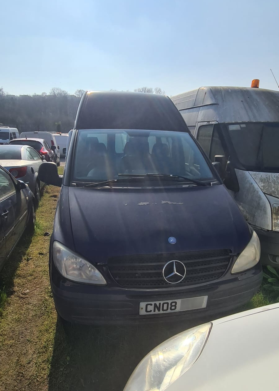 Lot 50 - 2008 Mercedes Vito 111 CDI Long Panel Van