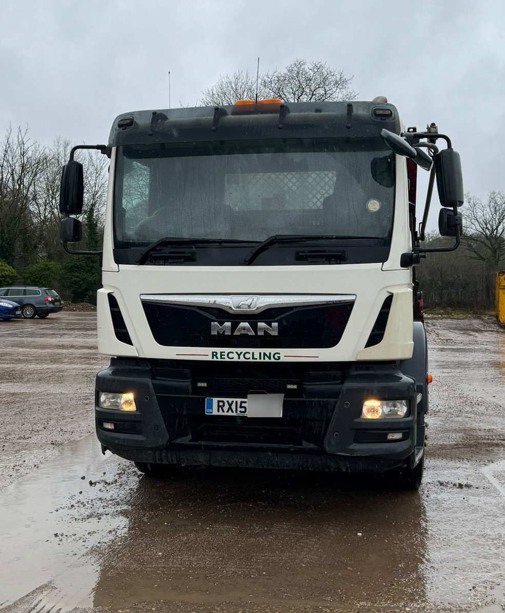 Lot 62 - 2015 MAN TGM 18.250 4x2 BB Skip Loader Euro 6