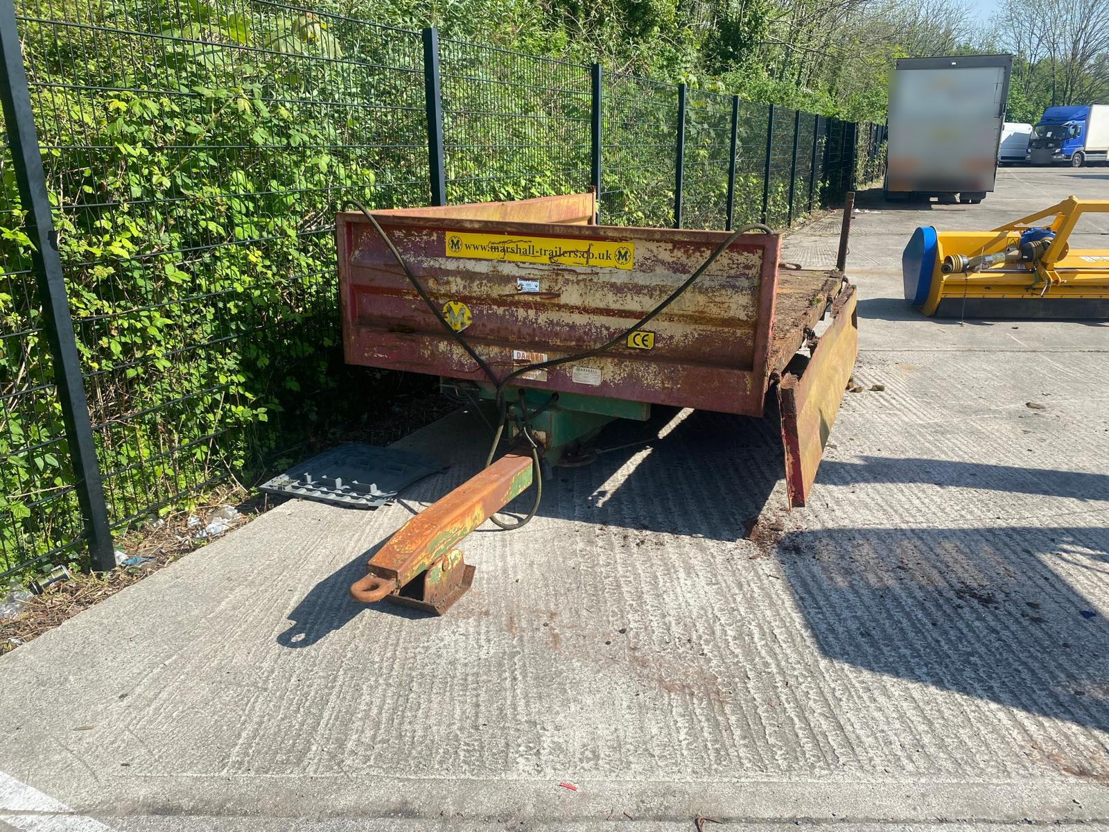 Lot 28 - Marshall Scrap Tipping Trailer
