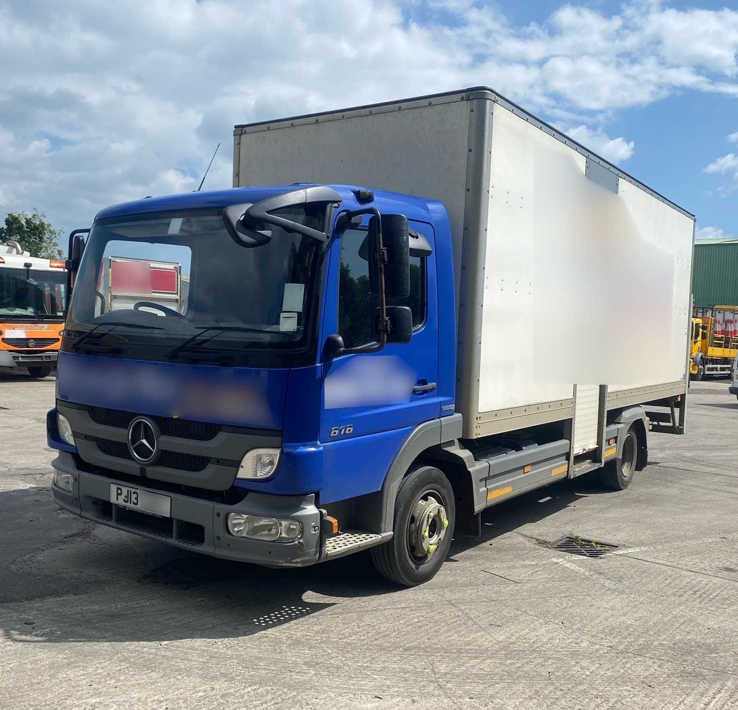 Lot 70 - 2013 Mercedes Atego 816 Box Lorry Euro 5